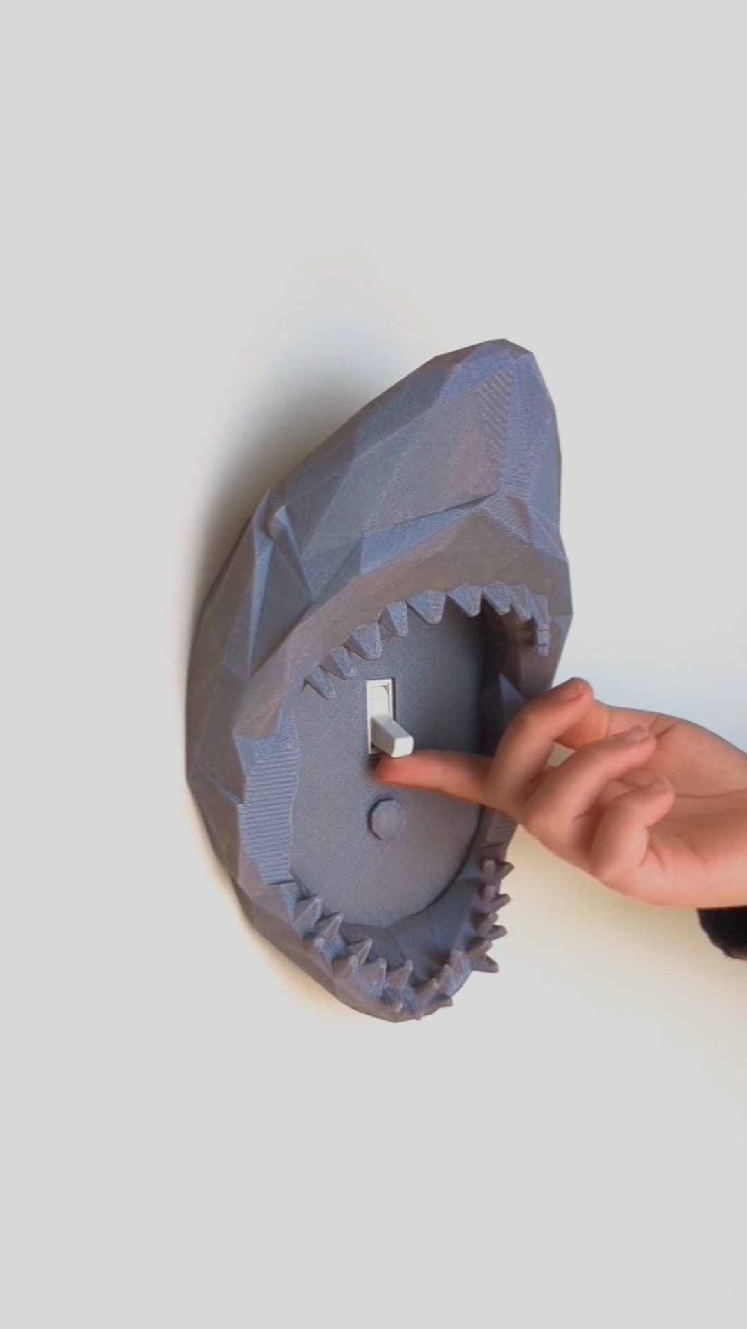 Shark Light Switch Plate Cover Toggle Style Fun Ocean Nursery Kids Man ...