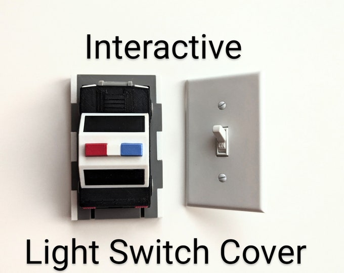 Police Car Light Switch Cover Plate Toggle Style - Etsy