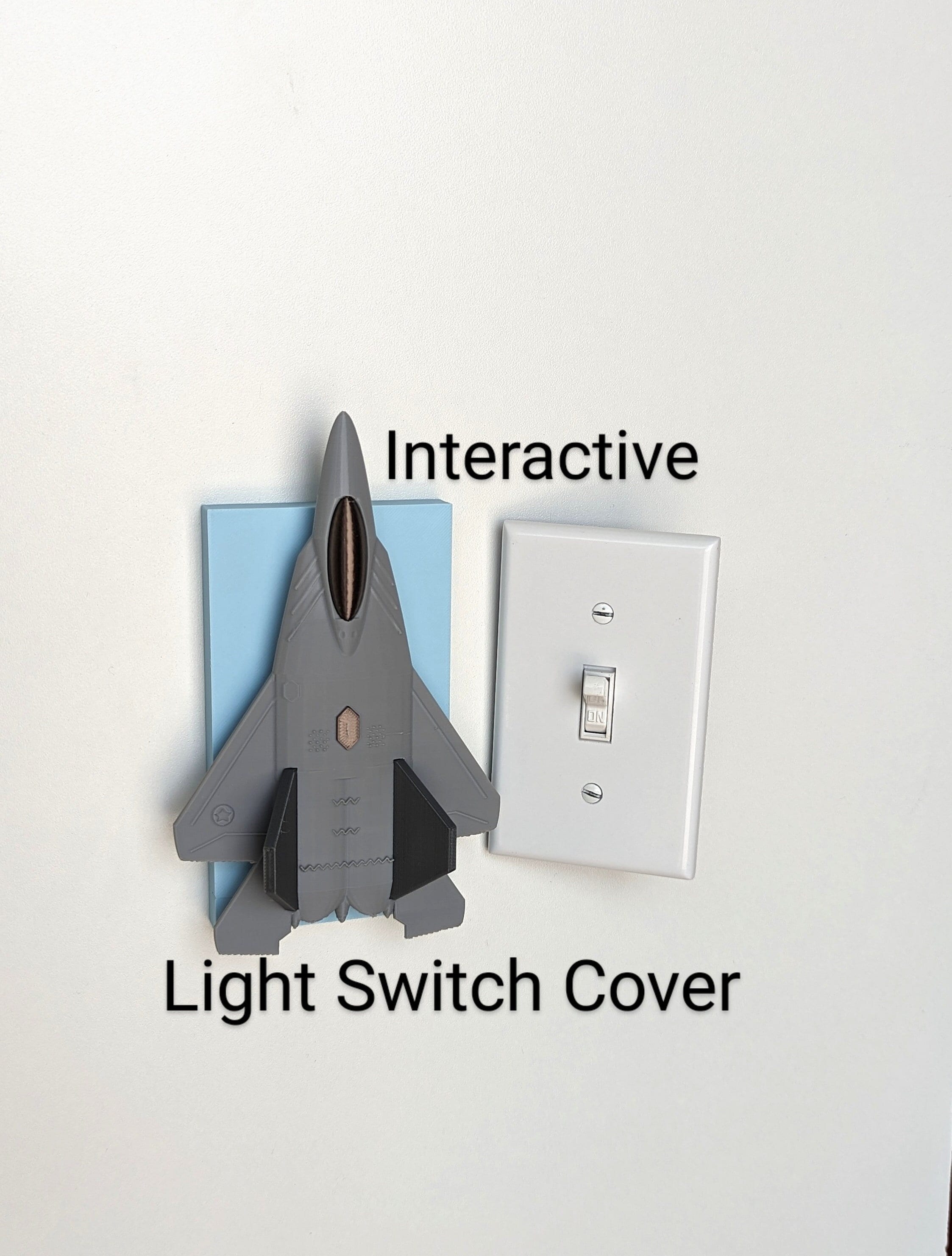 Fighter Jet Plane Light Switch Toggle Style Interactive F-22 F22 Air ...