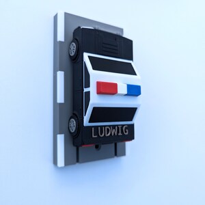 Police Car Light Switch Cover Plate Toggle Style - Etsy