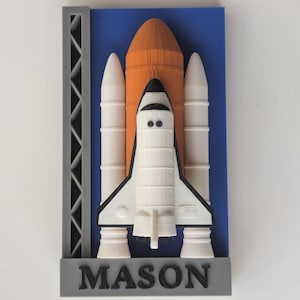Rocket Light Switch Plate Cover Toggle Space Shuttle Rocket Ship ...