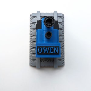 Train Light Switch Plate Cover Steam Engine Toggle Custom Personalized ...