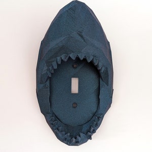 Shark Light Switch Plate Cover Toggle Style Fun Ocean Nursery Kids Man ...