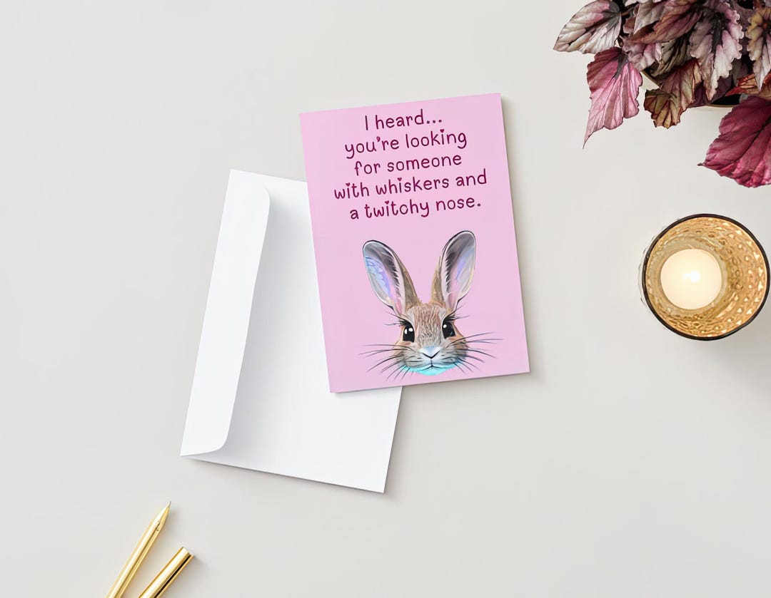 Cute Bunny Valentine - Etsy