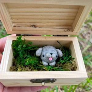 Polymer Clay Pet Dog Rock Desk Friend/ Emotional Support - Etsy