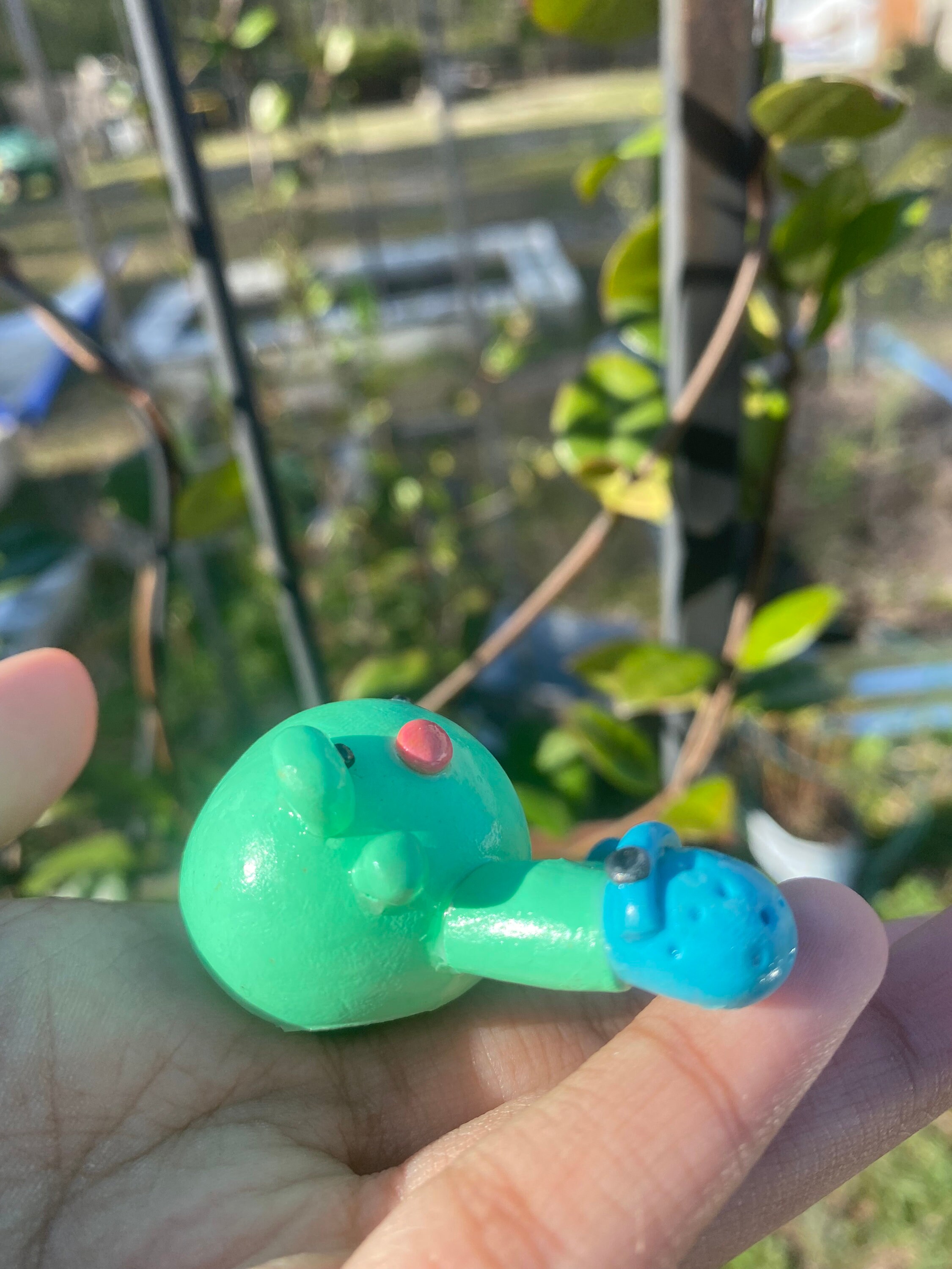 Polymer Clay Frog With Crocs Pencil Holder/desk Friend - Etsy