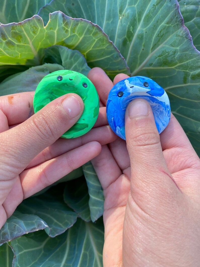 3 Pack Kawaii Feel Better Stones Handcrafted With Polymer Clay - Etsy