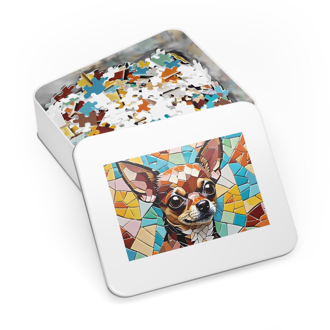 Chihuahua Unique Jigsaw Puzzle, 30/110/252/500/1000 Pieces, Family ...