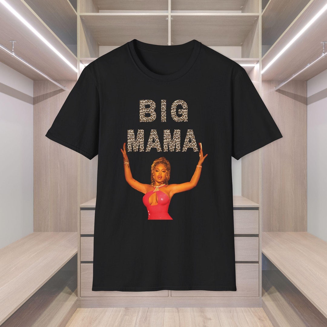 Big Mama Cheetah Print T-shirt, Celebrity Concert Merch, Fashionable ...