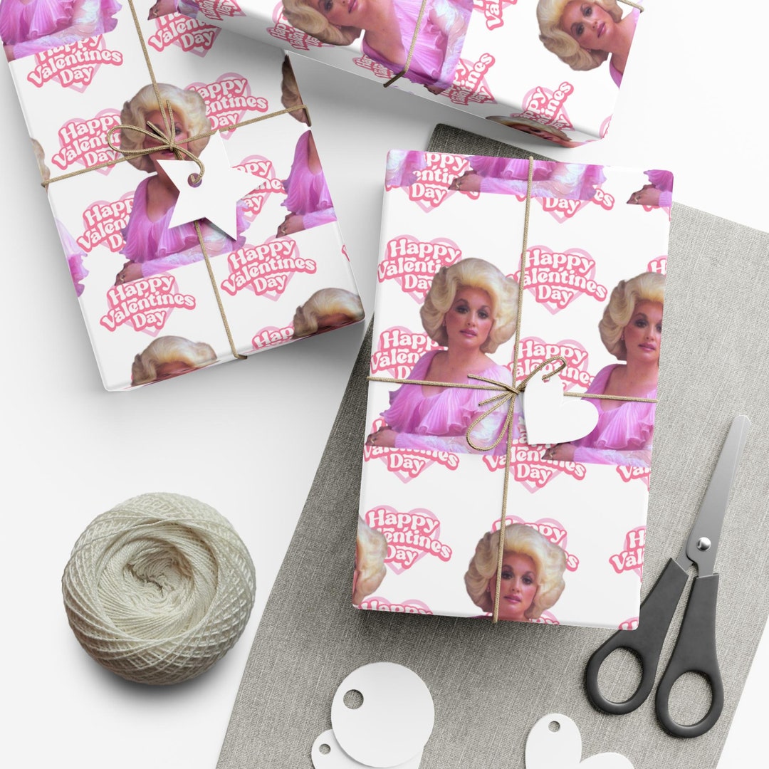 Dolly Parton Valentine's Day Gift Packaging, Fun Valentine's Wrapping ...