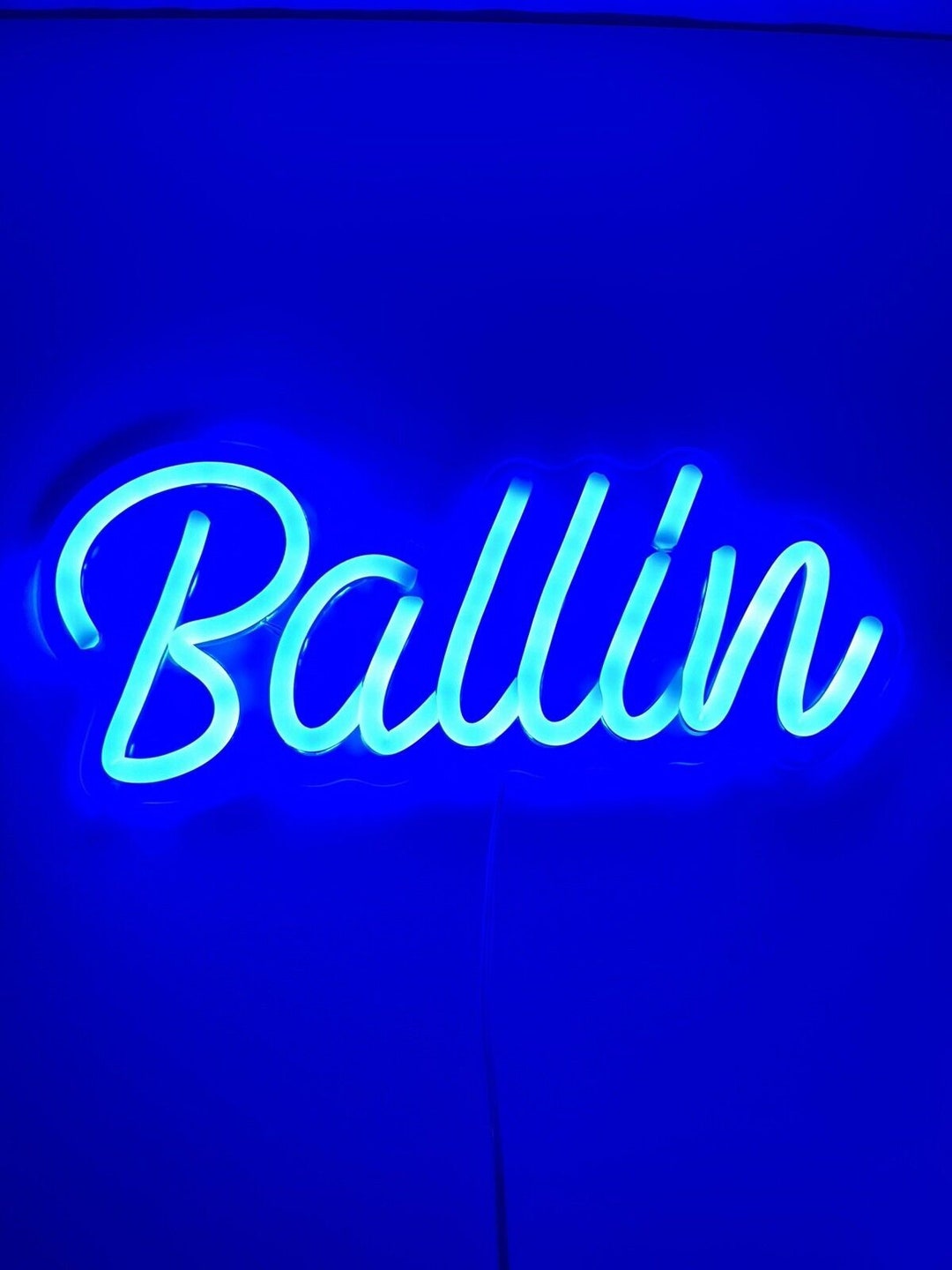 Blue Neon Sign Chill Neon Sign Custom Neon Sign Aesthetic Neon Sign ...