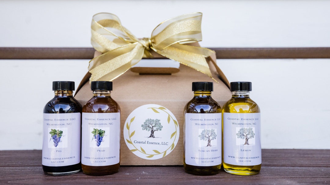 Olive Oil Wedding Favors Infused Olive Oil Set - Olive Oil Gift Box ...