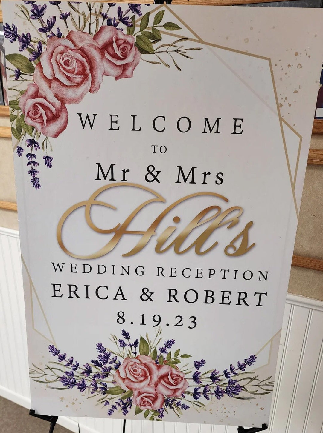 Wedding Entry Welcome Signs: Custom Photo Signs Baby Showers Weddings ...