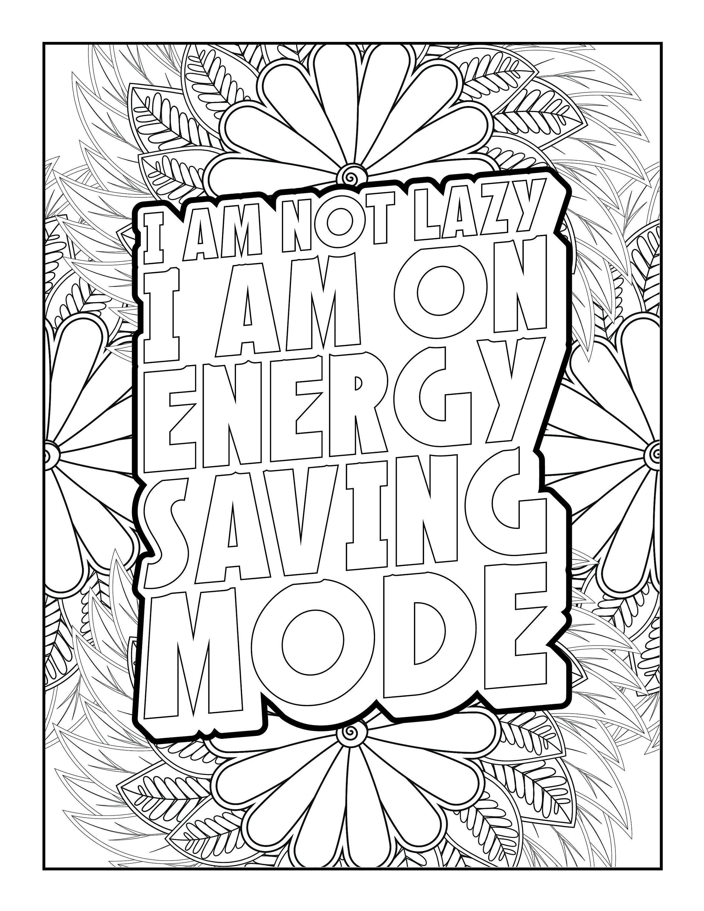 Motivational Quotes Coloring Book Pages - Etsy