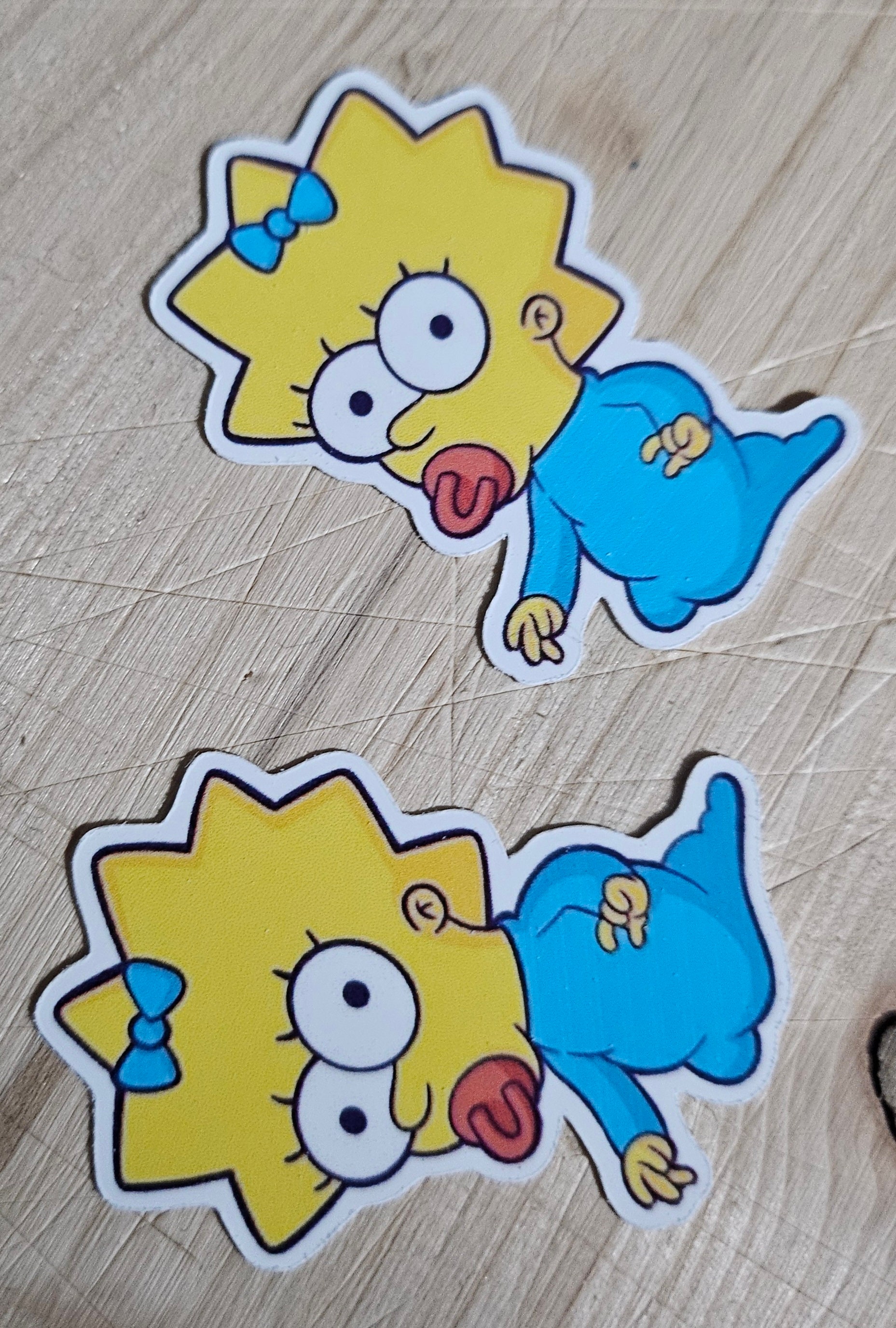 Pack 2 Simpson maggie Stickers for Interior and Exterior - Etsy