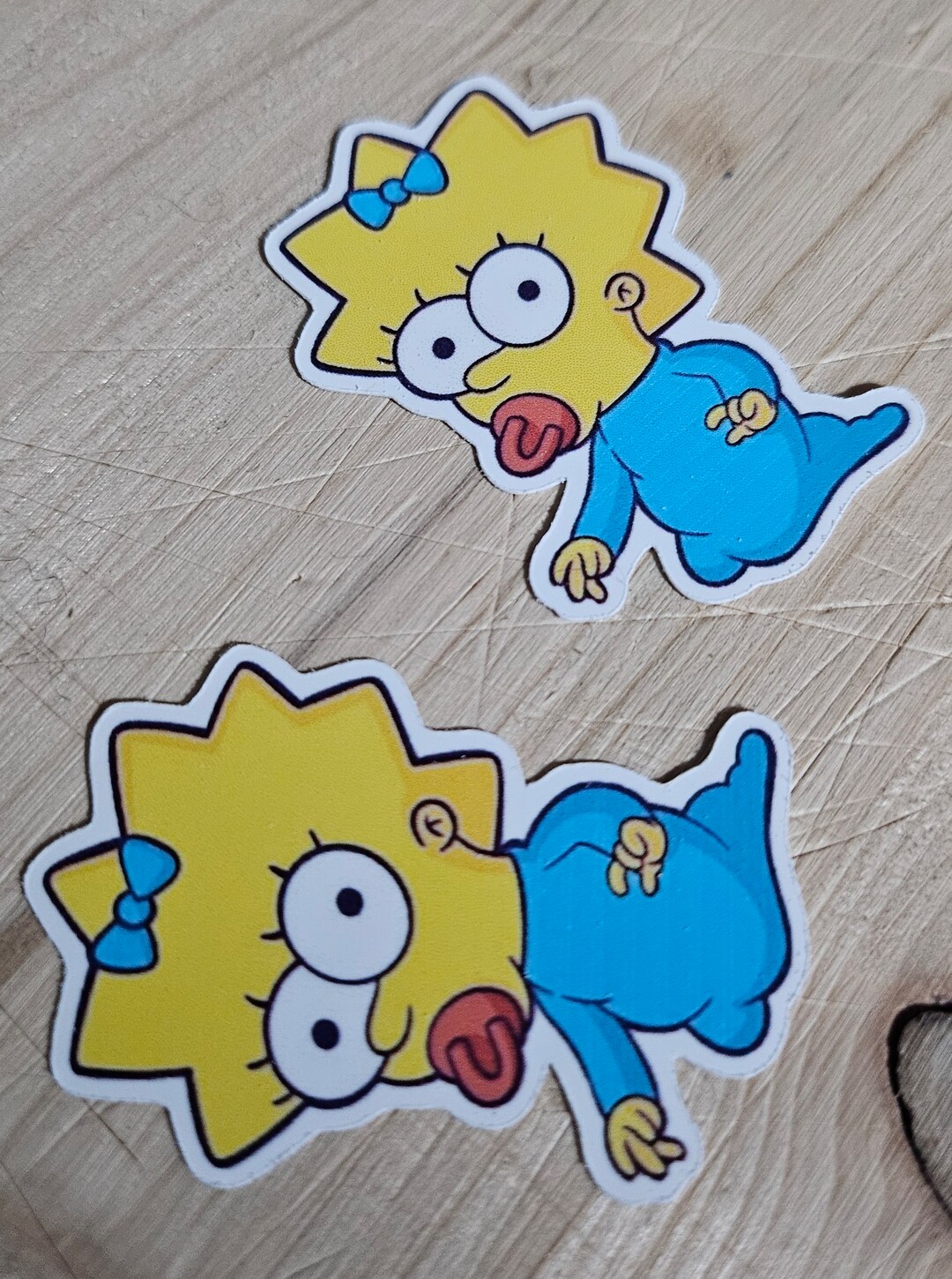 Pack 2 Simpson maggie Stickers for Interior and Exterior - Etsy
