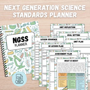 NGSS Science Teacher Planner - Etsy