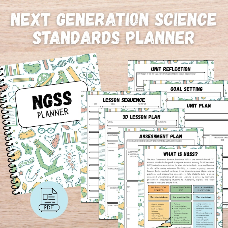 NGSS Science Teacher Planner - Etsy