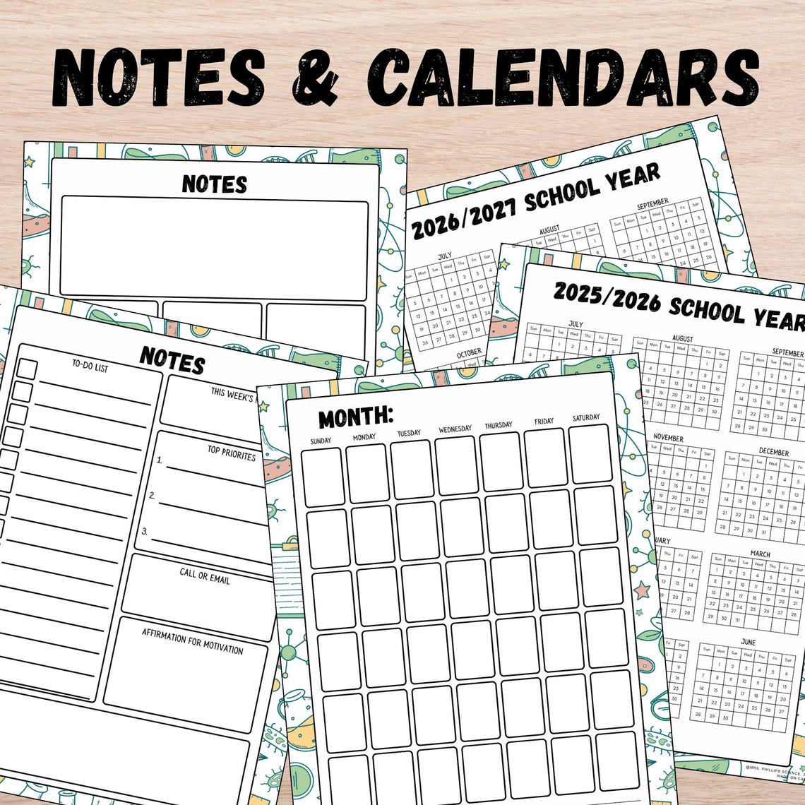 NGSS Science Teacher Planner - Etsy