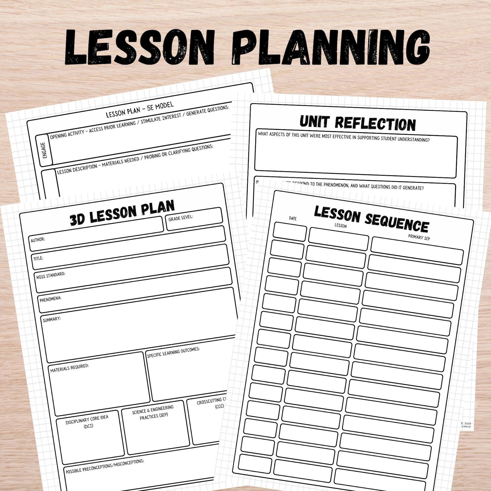 NGSS Science Teacher Planner (composition Notebook) - Etsy