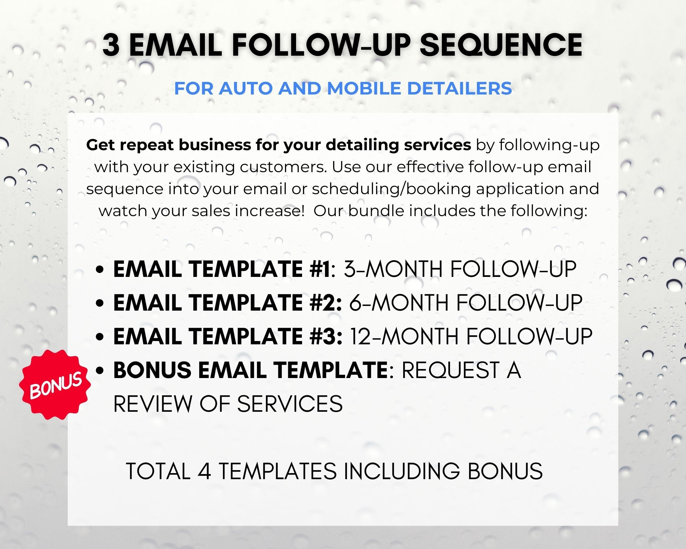Car Detailing Customer Follow-up Email Sequence for Detailing Services ...