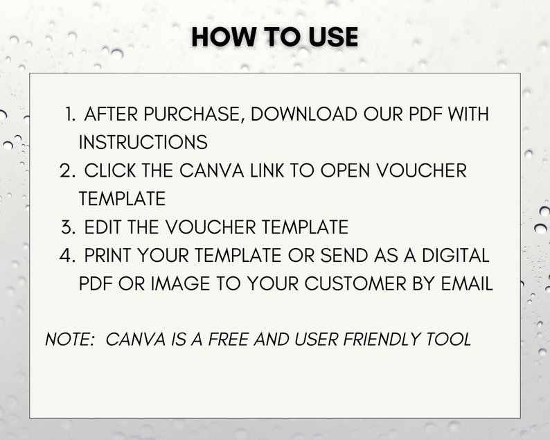 Car Detailing Gift Voucher Template + Bonus PDF Tracker Sheet ...