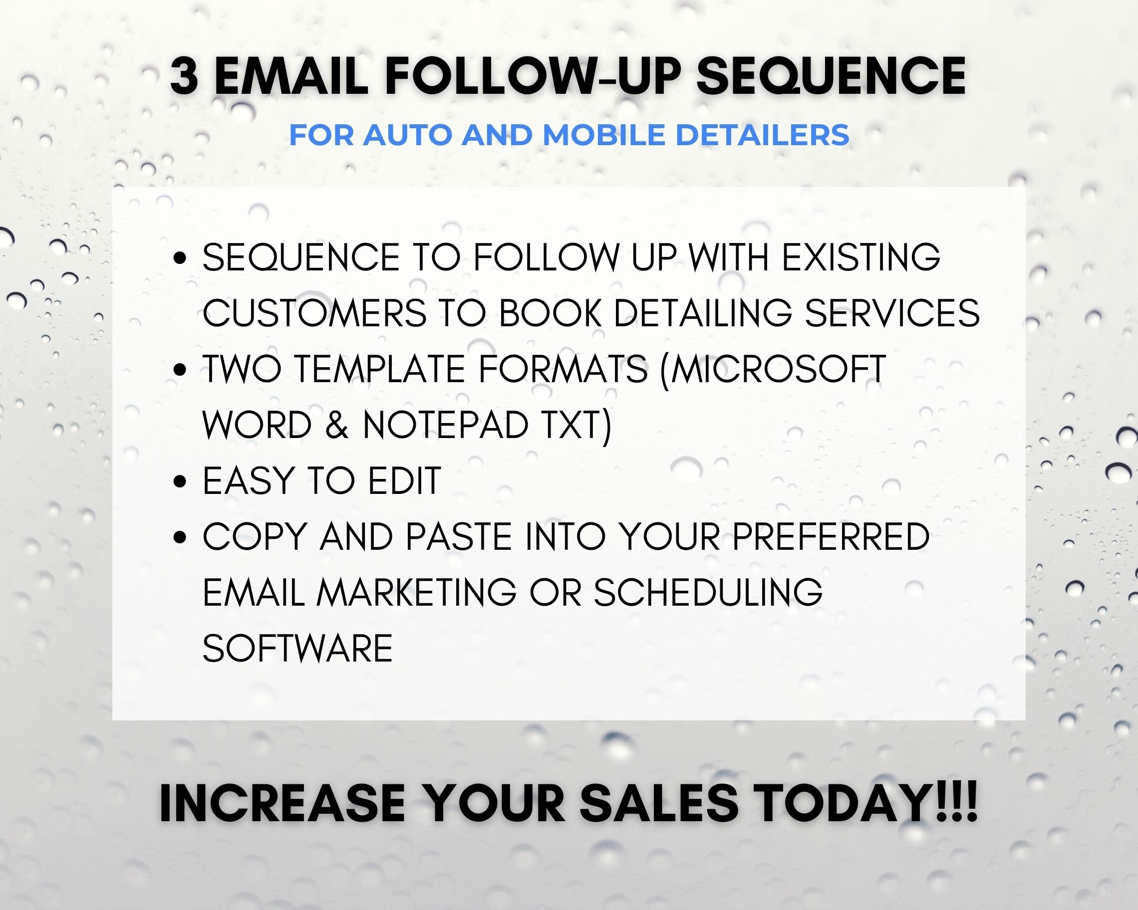 Car Detailing Customer Follow-up Email Sequence for Detailing Services ...