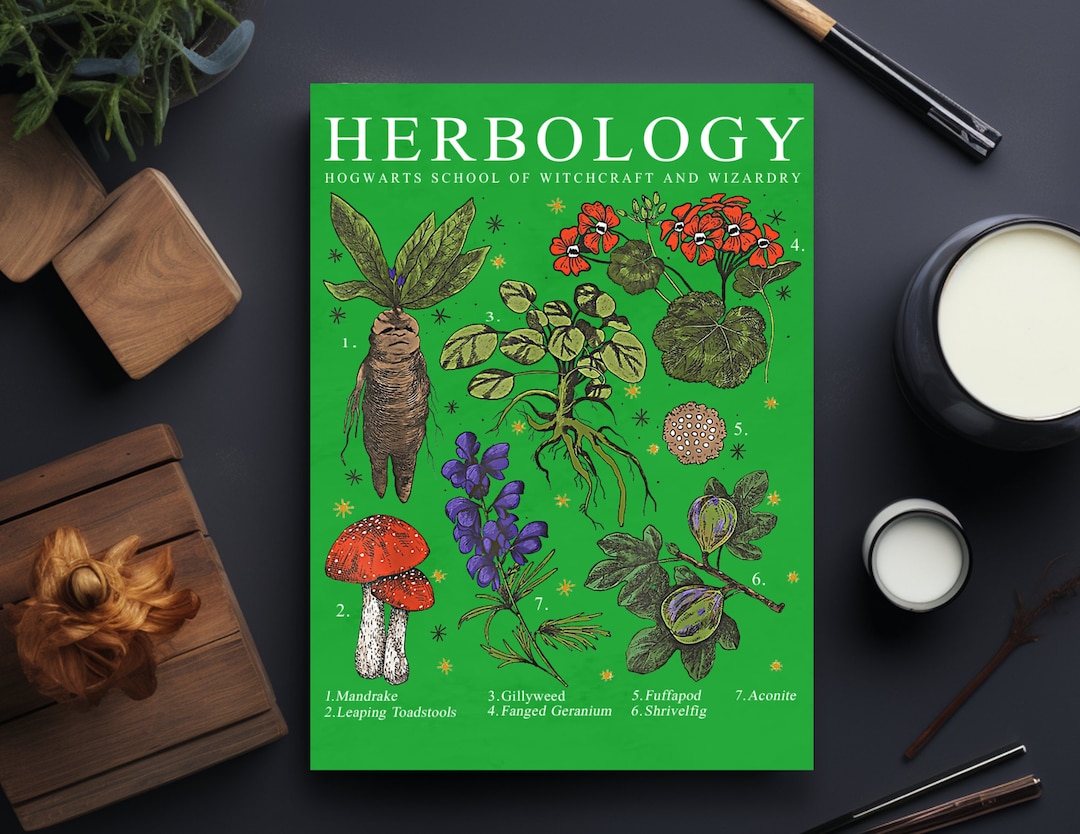 Herbology Journal, Plant Lover Journal, Wizarding Journal, Magical ...
