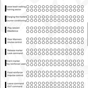 Tracker Diary for Reactive Dogs - Etsy