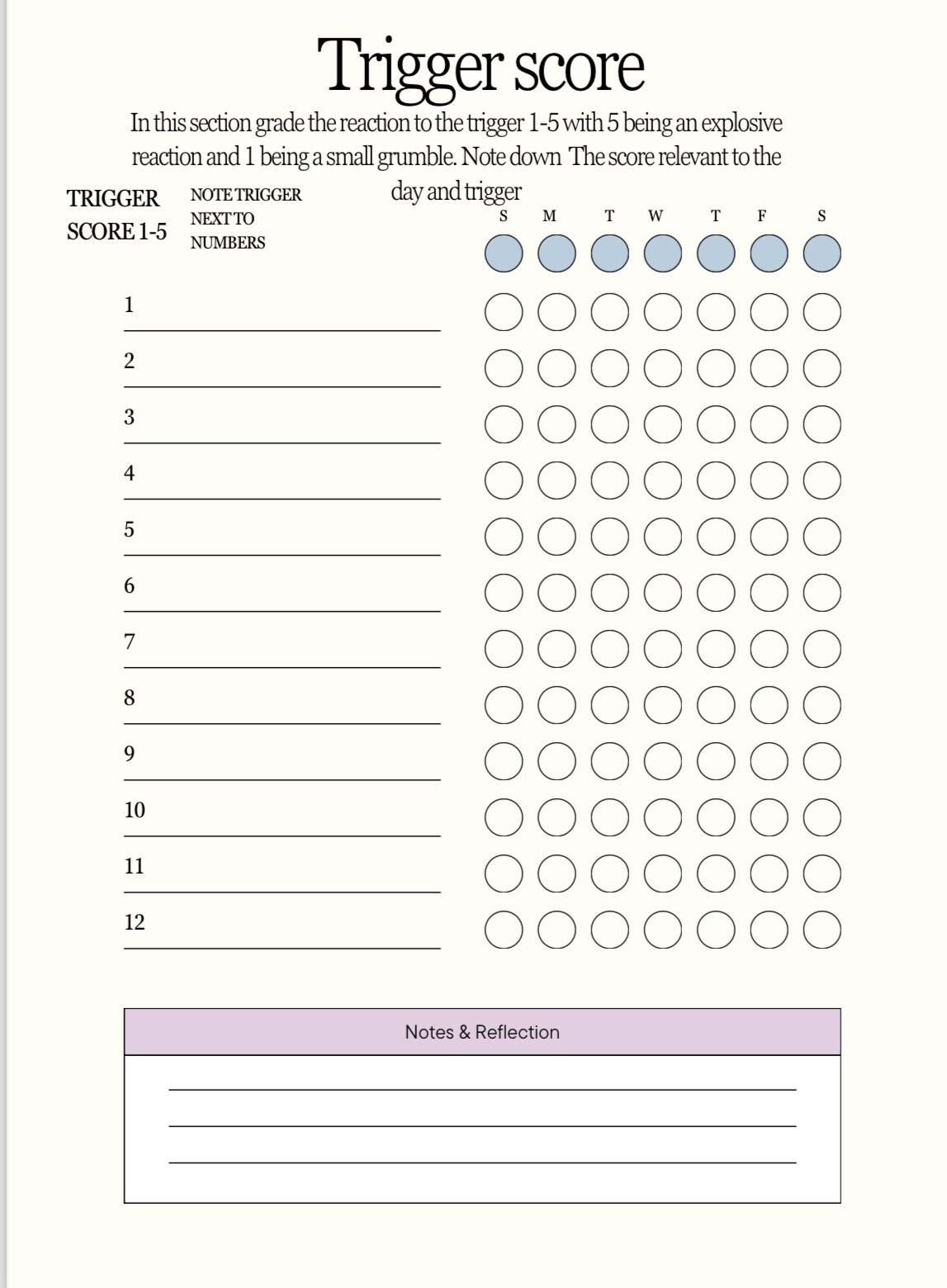 Tracker Diary for Reactive Dogs - Etsy