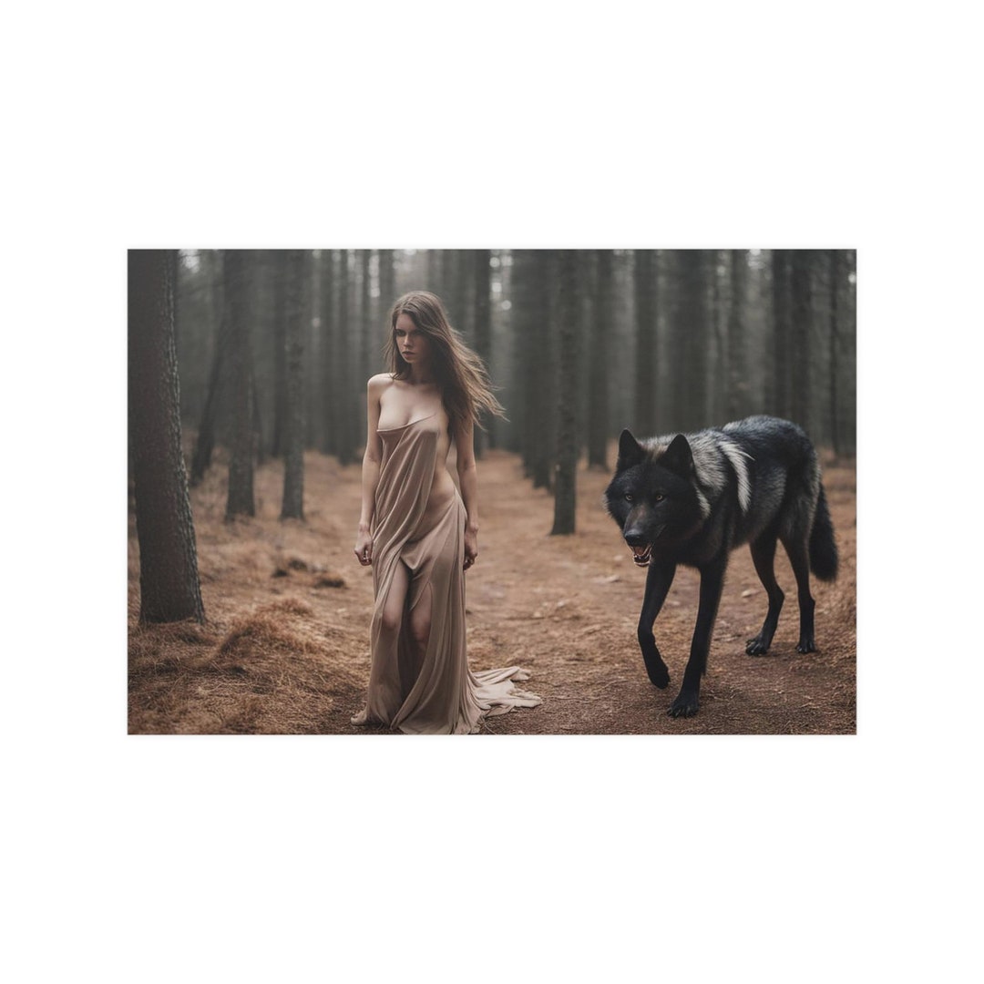 Wolf Witch-satin Poster 210gsm - Etsy