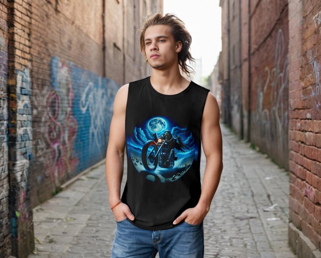 Moon Rider-unisex Barnard Tank - Etsy