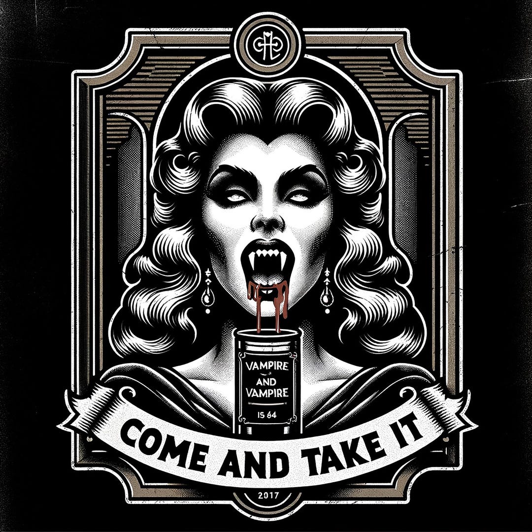 Gothic Vampire Poster - Etsy