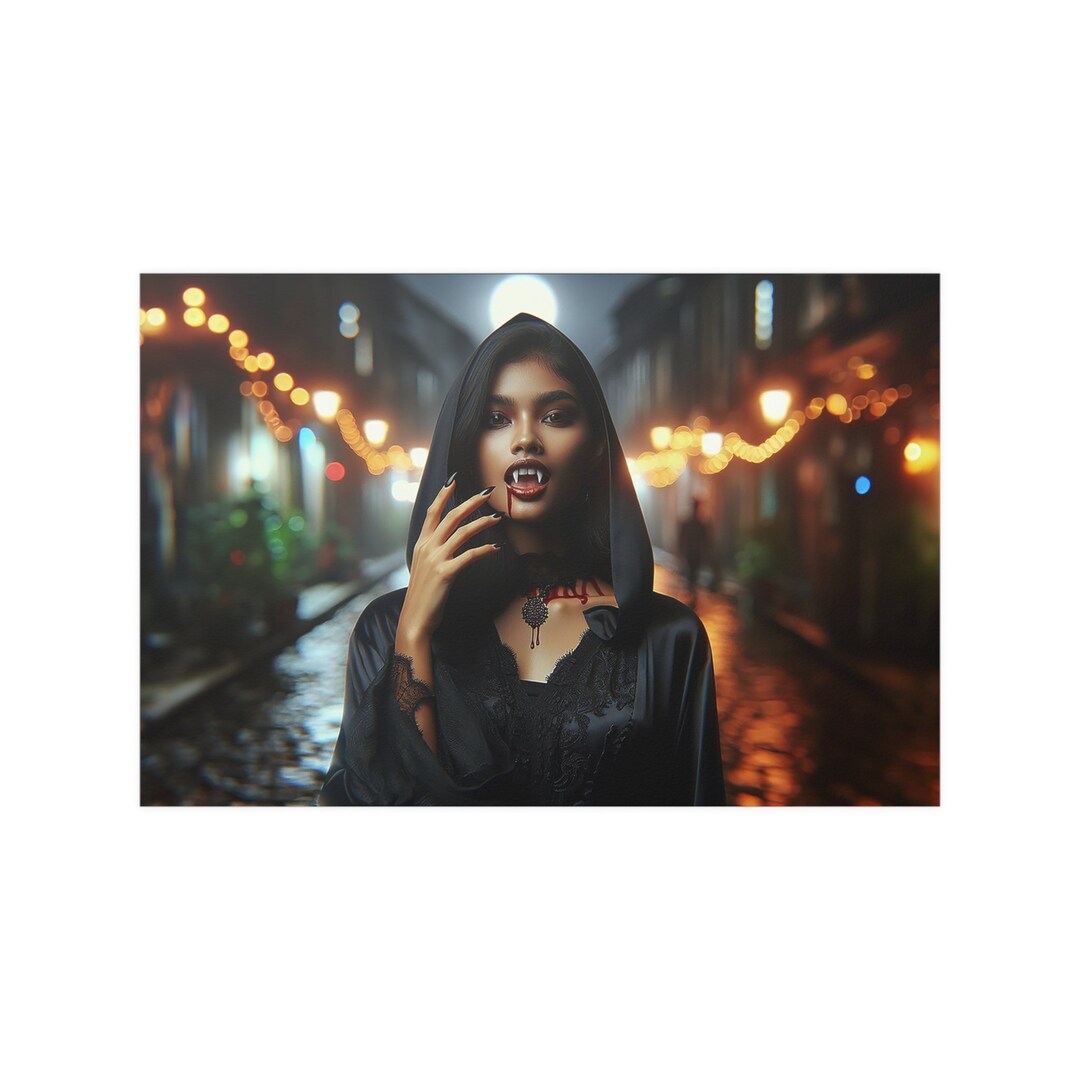 DIPPING Fangs-satin Poster 210gsm - Etsy