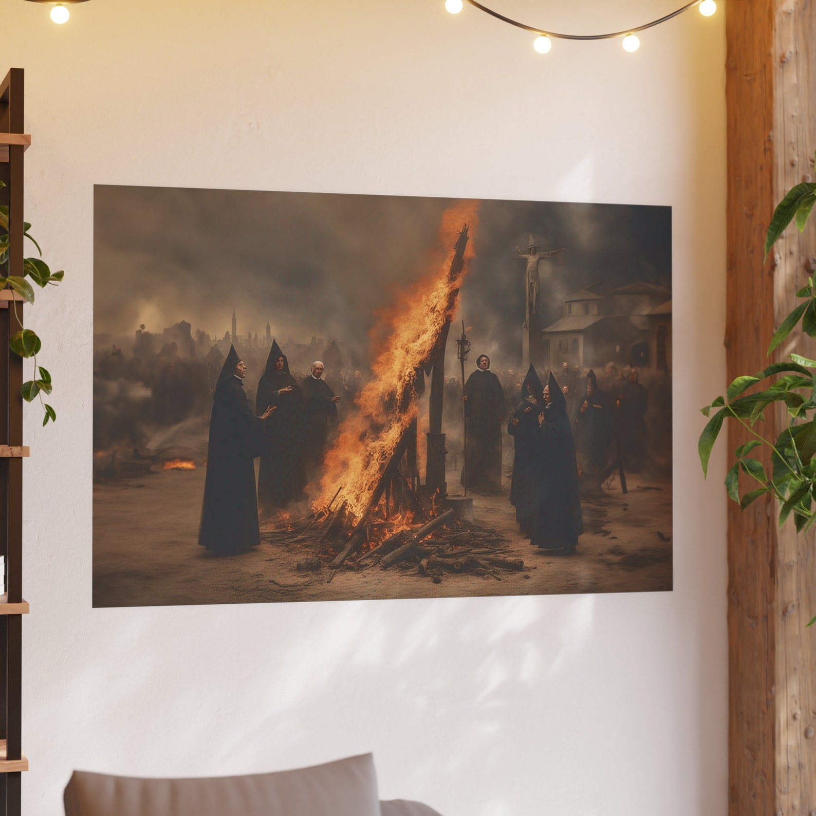 Witches Burning-satin and Archival Matte Poster - Etsy