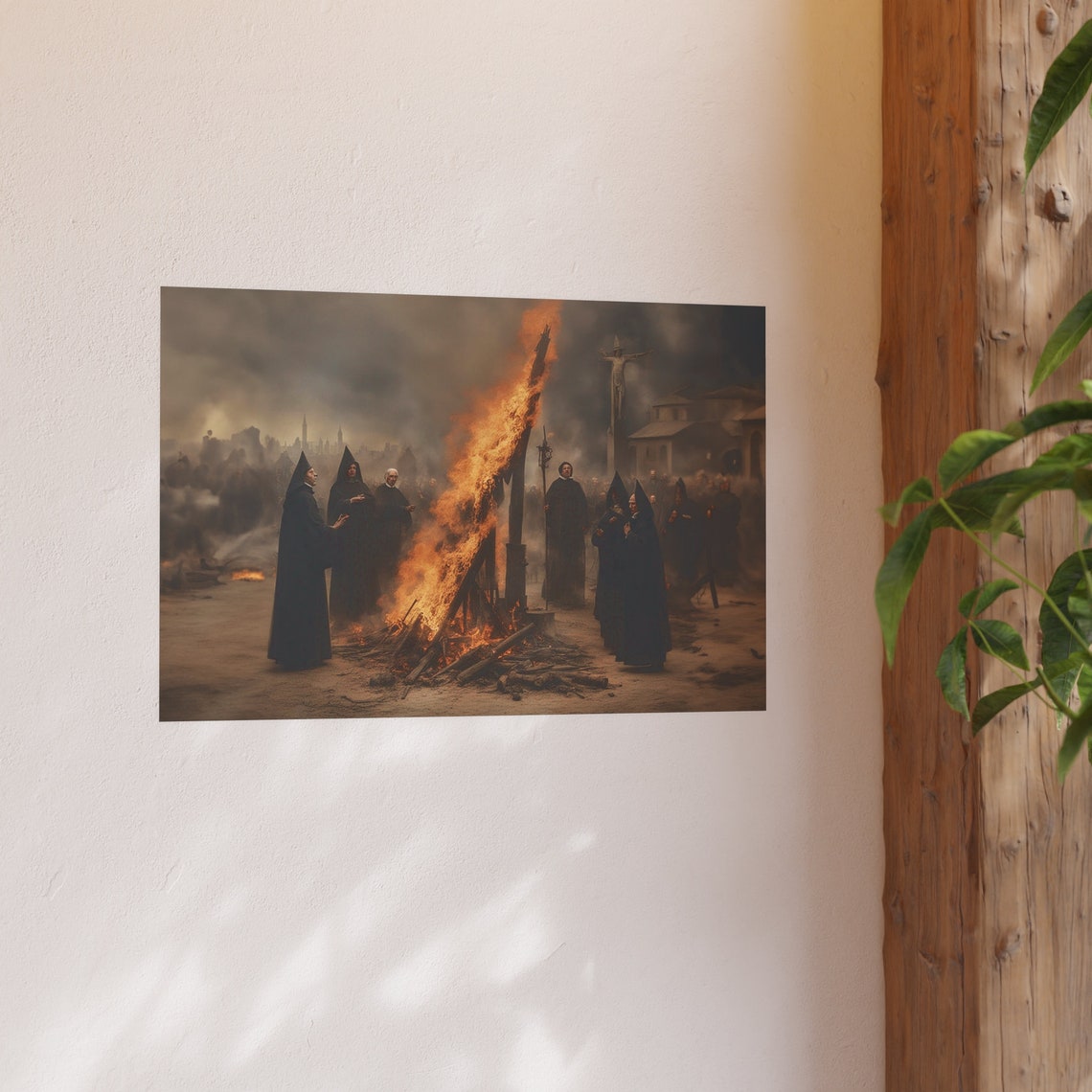 Witches Burning-satin and Archival Matte Poster - Etsy
