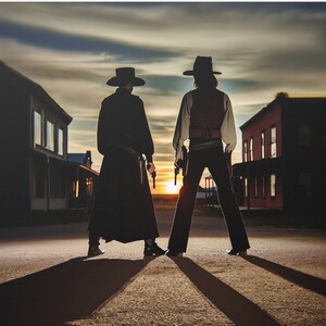 OLD WEST Sunset-satin Poster (210gsm) - Etsy