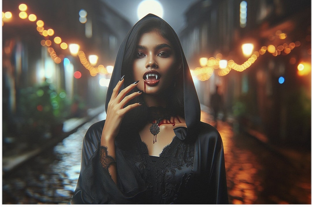 DIPPING Fangs-satin Poster (210gsm) - Etsy