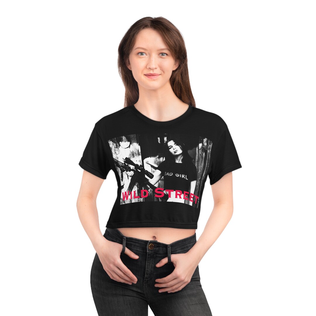 WILD STREET MILITIA Crop Tee - Etsy