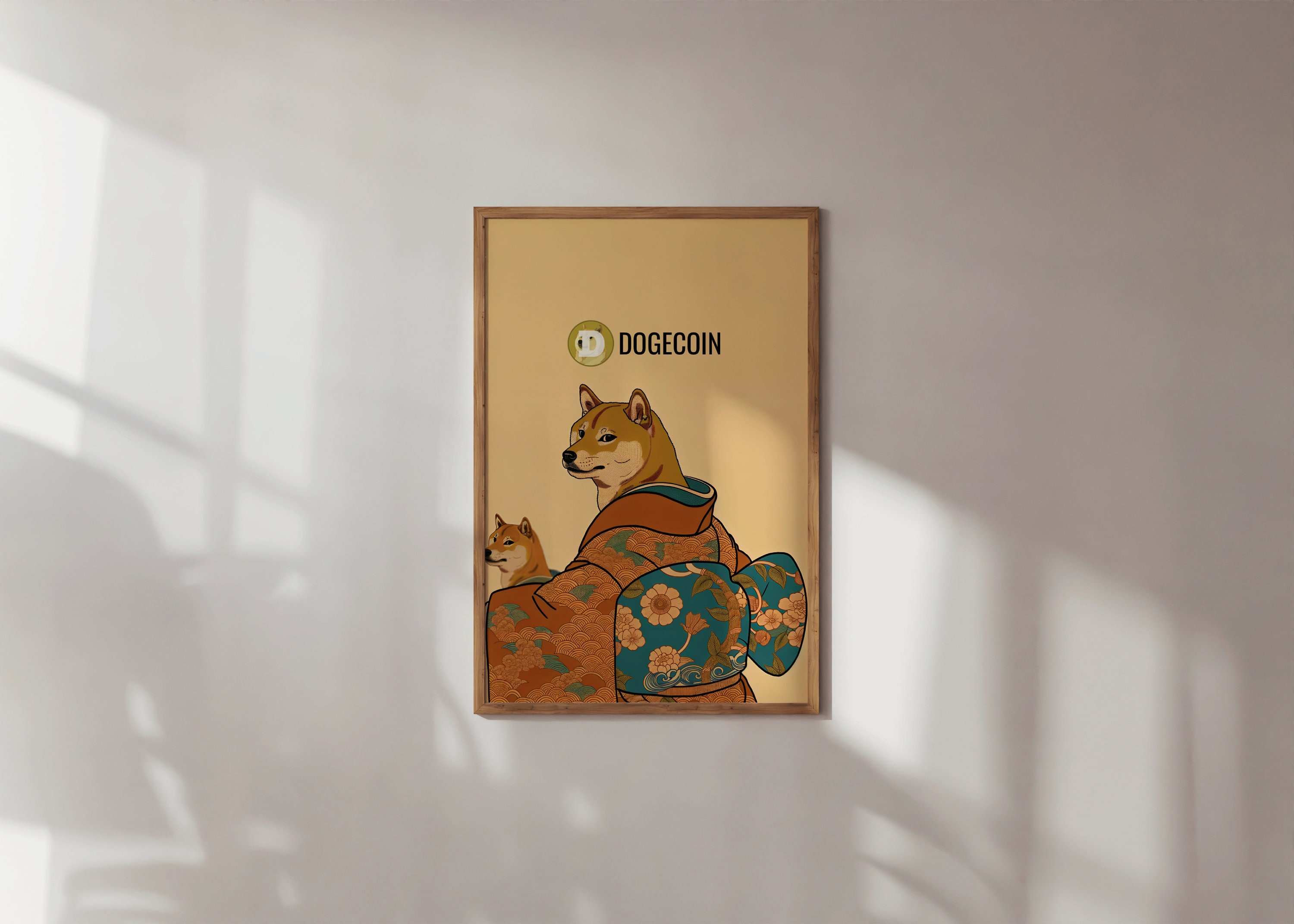 Doge Meme - Japanese Ukiyo-e Style Art Print - Official Ukiyo-e Cyber ...