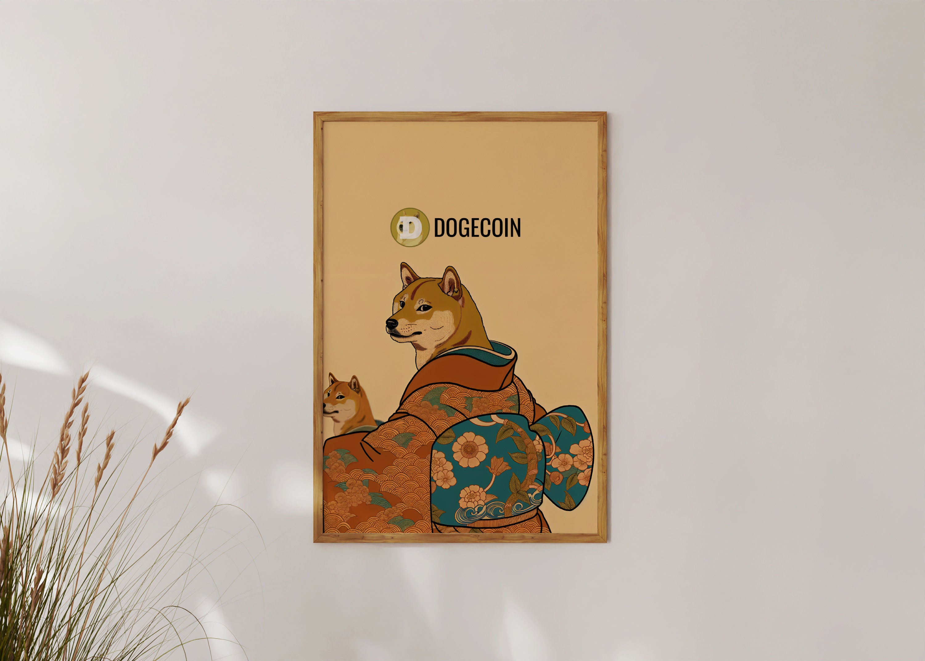 Doge Meme - Japanese Ukiyo-e Style Art Print - Official Ukiyo-e Cyber ...