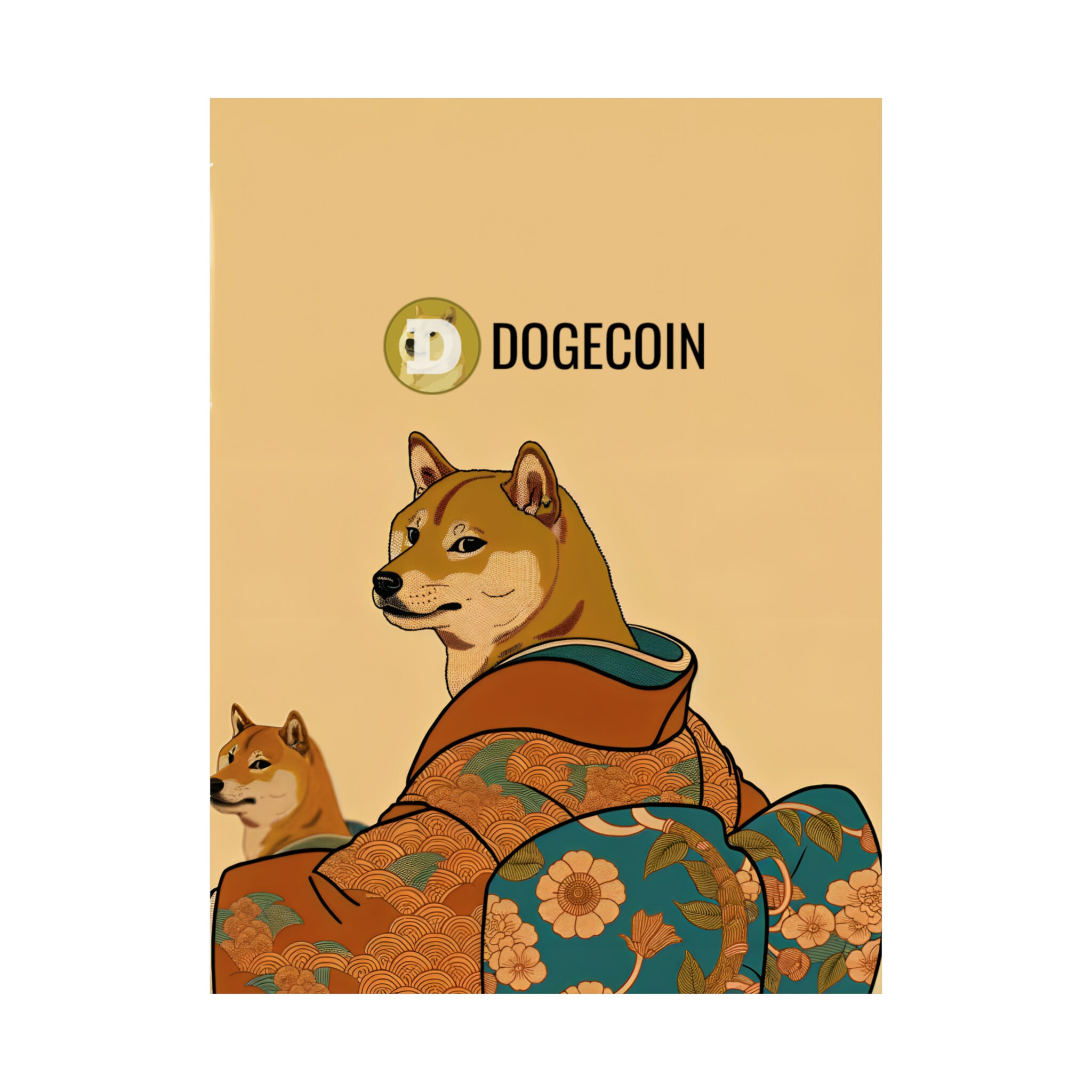 Doge Meme - Japanese Ukiyo-e Style Art Print - Official Ukiyo-e Cyber ...
