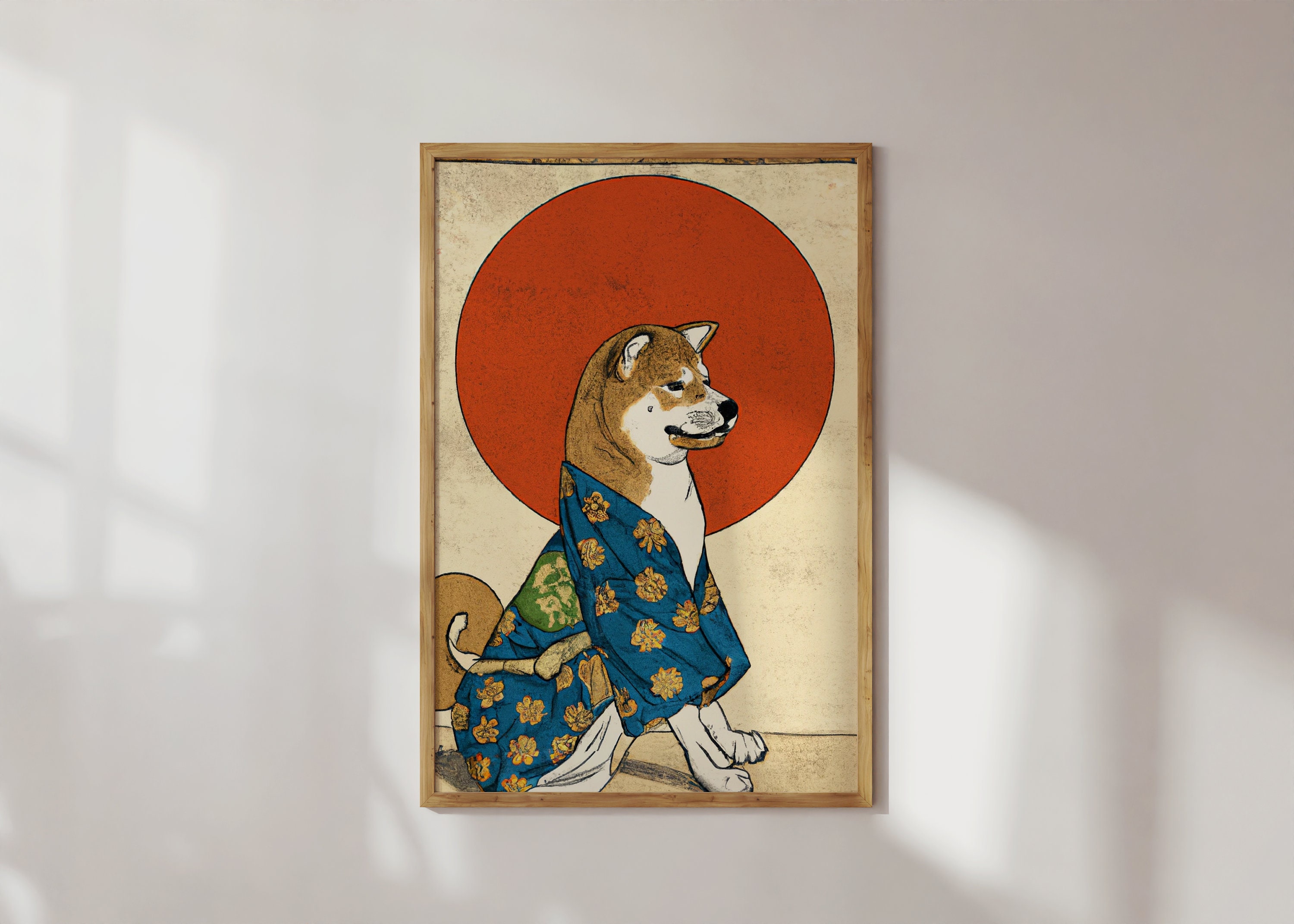Doge Meme - Japanese Ukiyo-e Style Art Print - Official Ukiyo-e Cyber ...