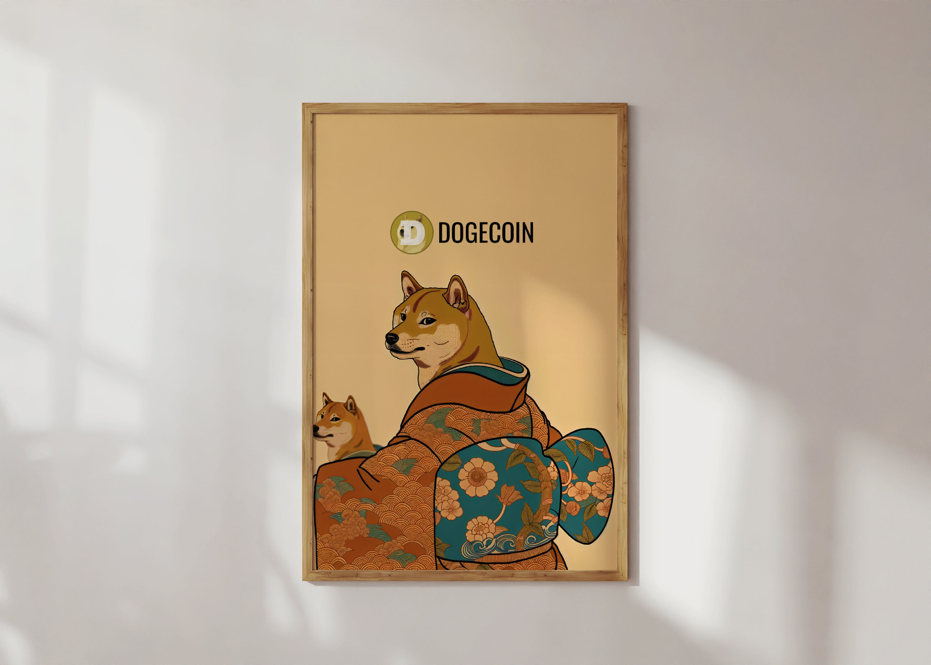 Doge Meme - Japanese Ukiyo-e Style Art Print - Official Ukiyo-e Cyber ...