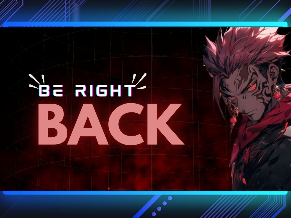 Gojo-satoru Animated Twitch Pack Anime Streamer Package Animated ...