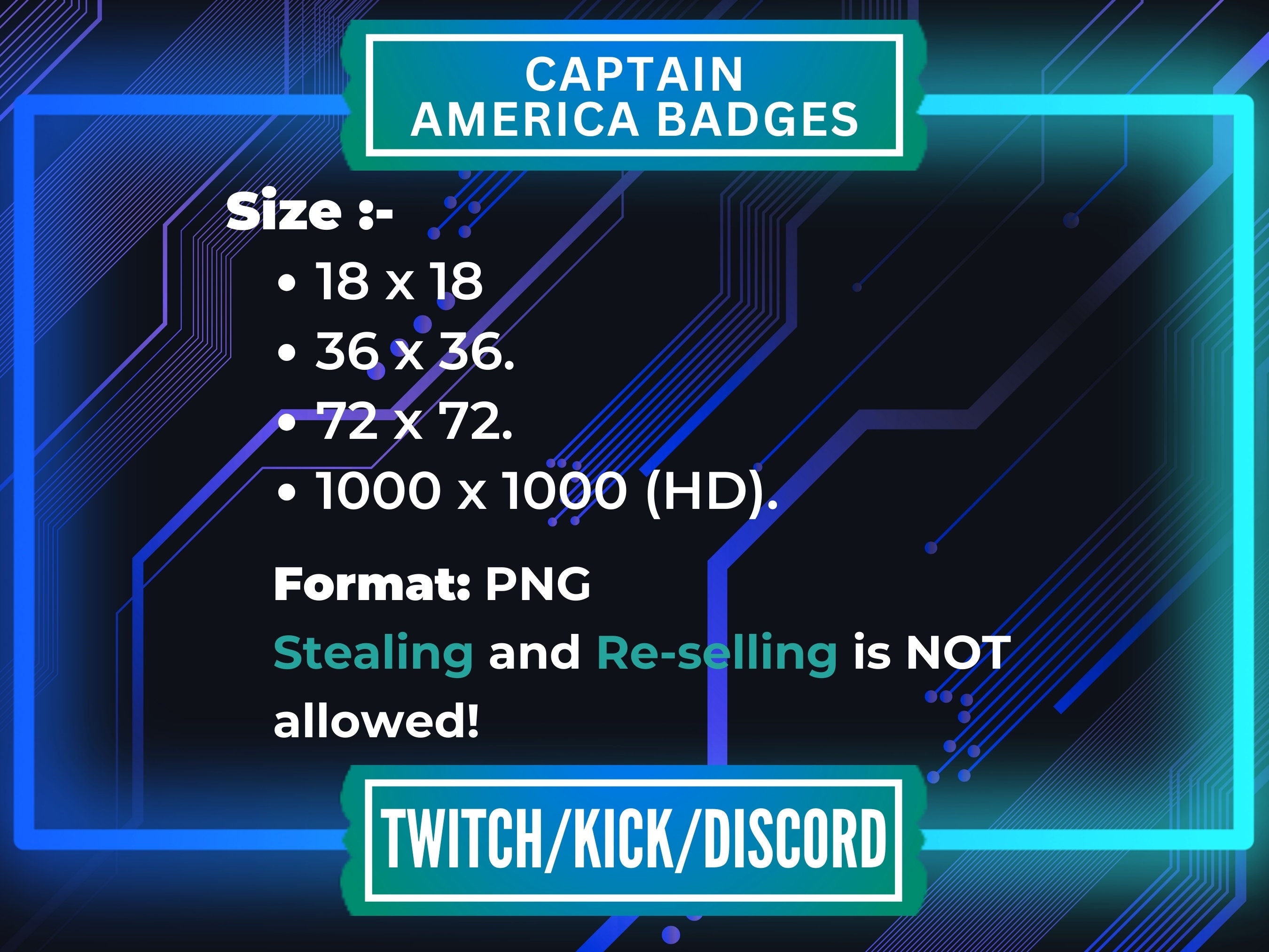 Twitch Cap Ame-rica Sub Badges Anime Badges Superhero Badges Stream and ...