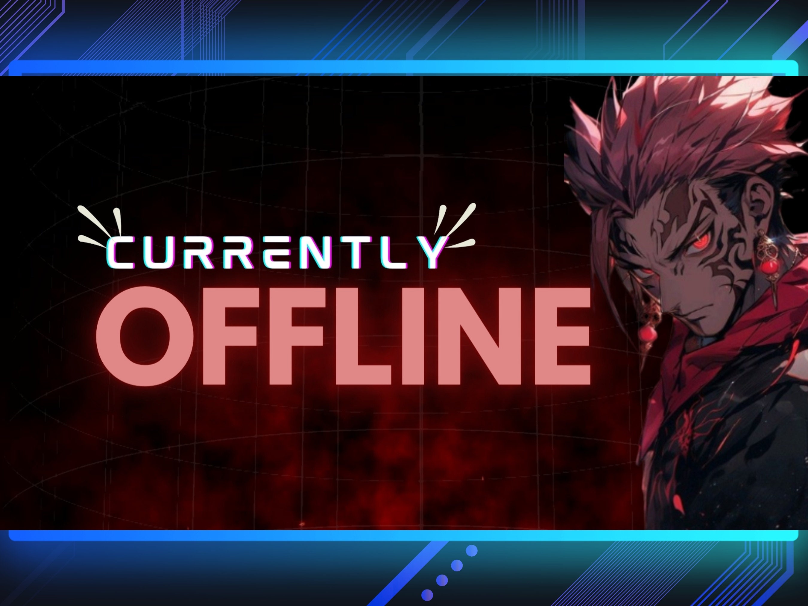 Gojo-satoru Animated Twitch Pack Anime Streamer Package Animated ...