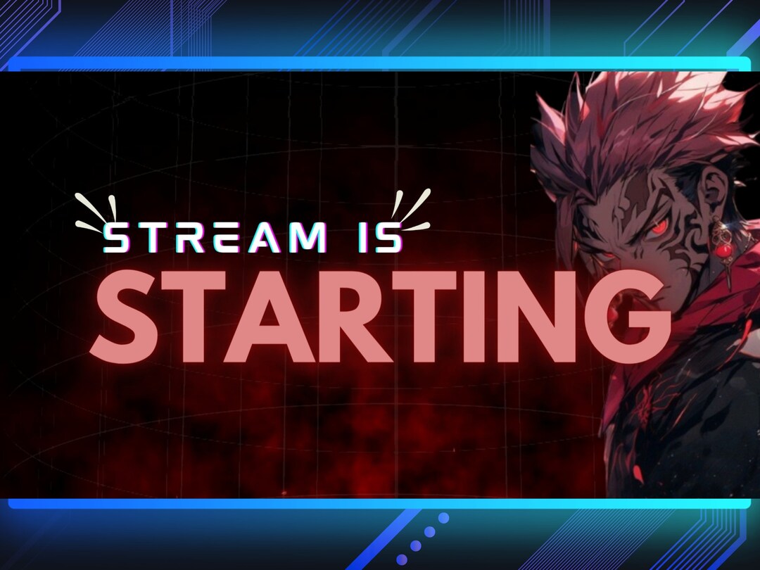 Gojo-satoru Animated Twitch Pack Anime Streamer Package Animated ...