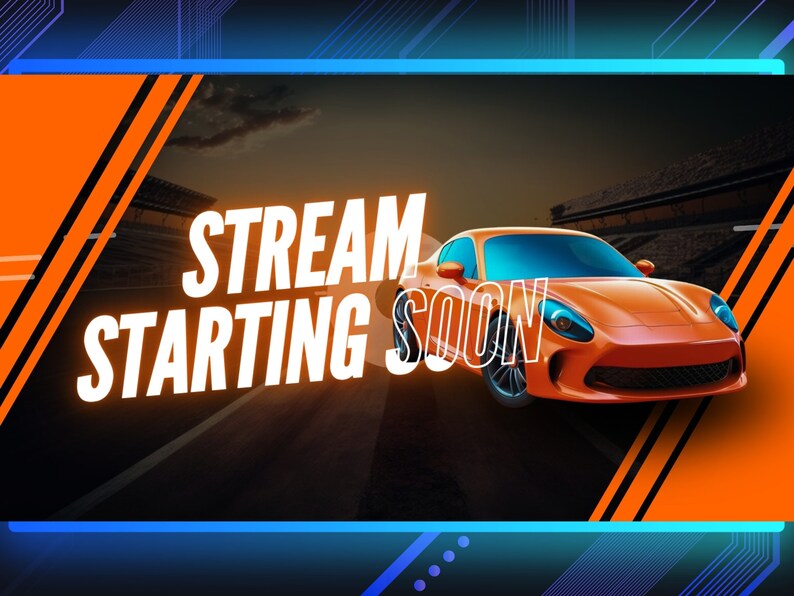 Car Twitch Overlay / Vehicle / Youtube / Pre-made Overlay / Aesthetic ...