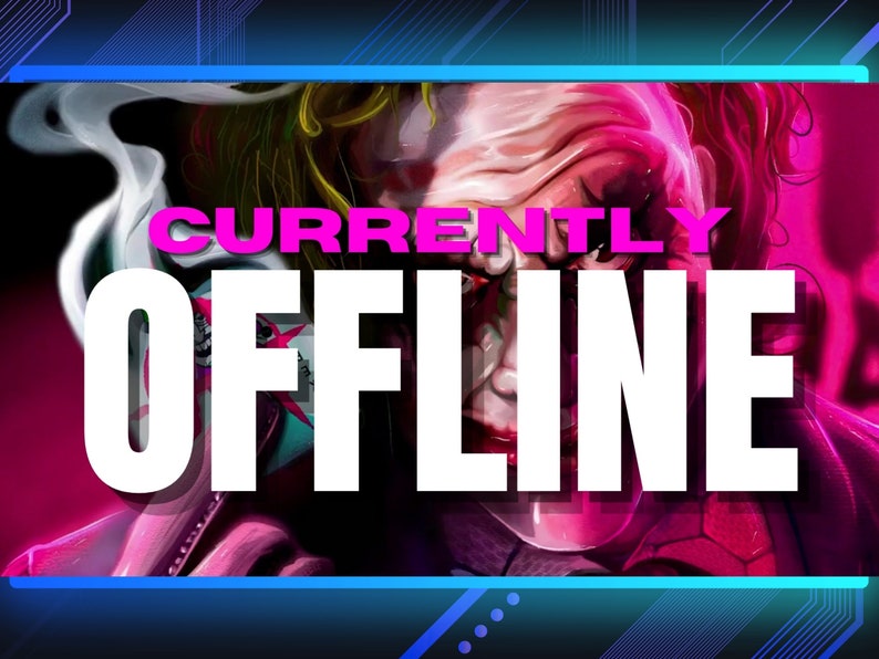 Animated Joker Stream Overlay Bundle Twitch Overlay Pack Perfect for ...